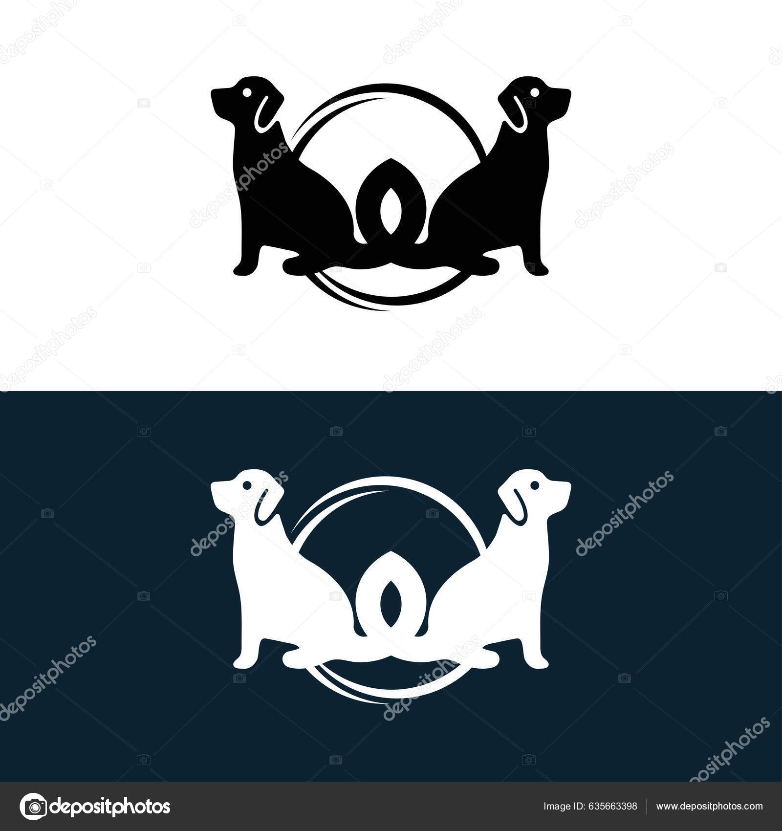 Perro Animal Vector Logo Design Icono Perro Silueta Perro Logo vector ...