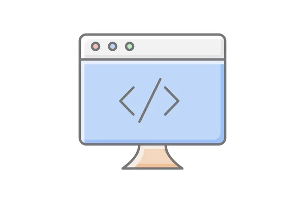 Edición de vídeo impresionante icono de color lineal, vector, píxel ...