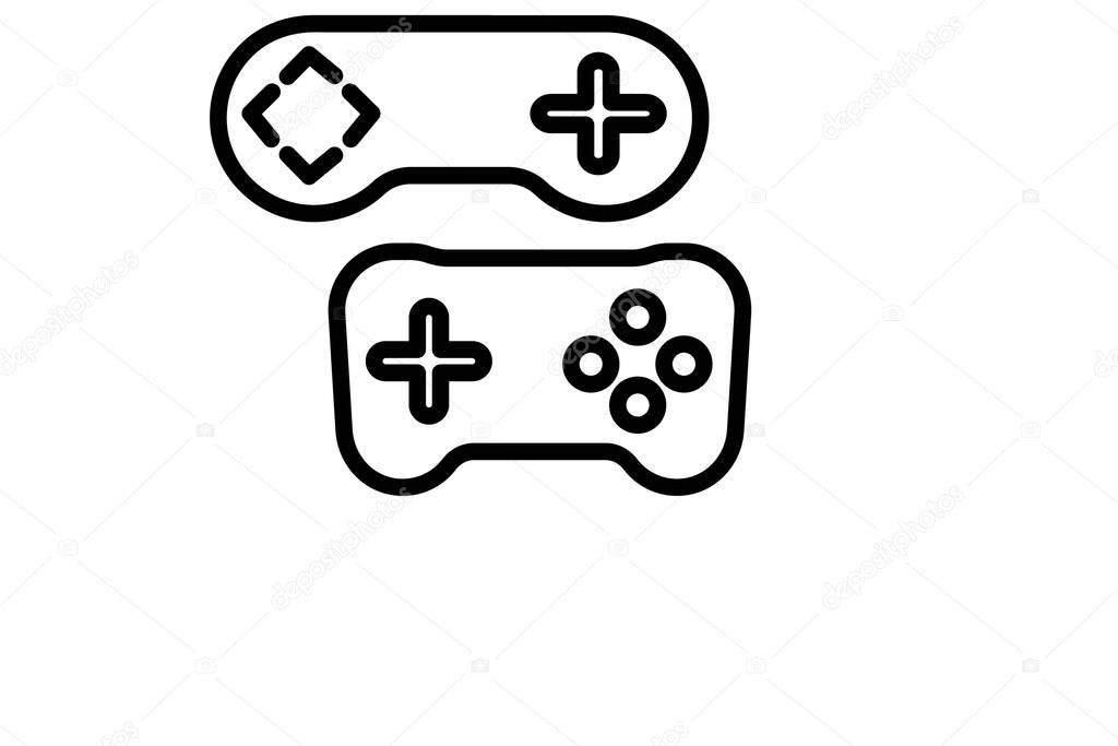 Icono de controlador de juego, controlador, juego, juego, icono de ...
