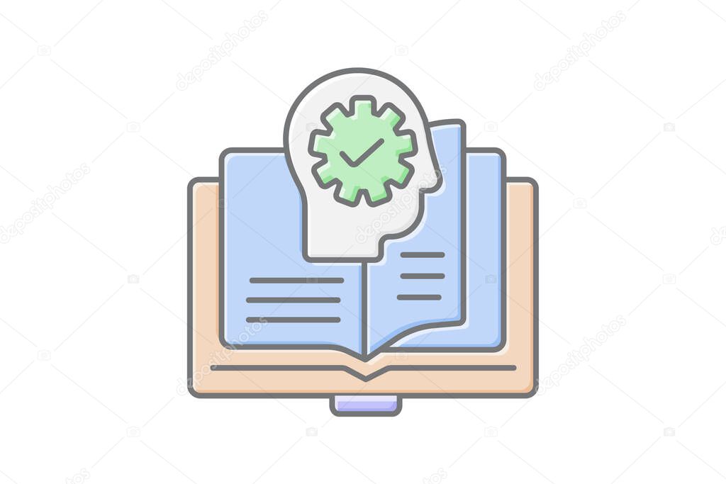 Habilidades de lectura icono, dominio de la lectura, desarrollo de la ...