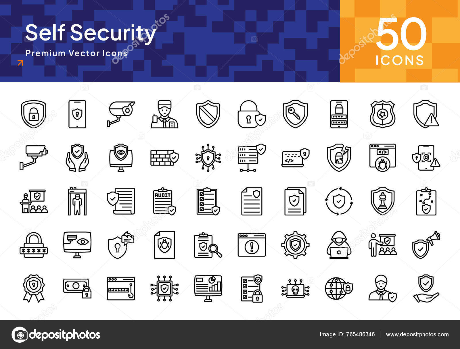 Personal Security Safety Icon Pack Self Protection Emergency Response ...