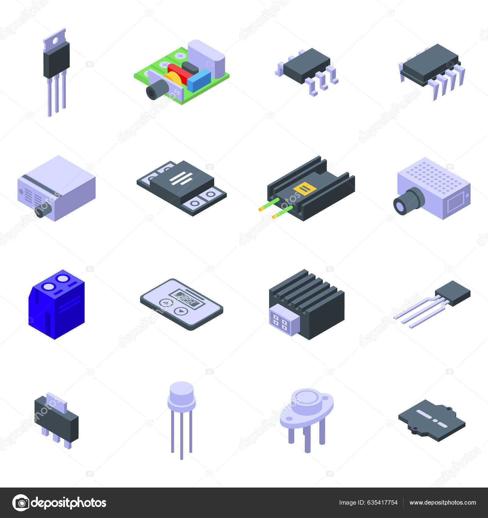 Voltage Regulator Icons Set Isometric Set Voltage Regulator Vector ... Voltage Regulator Icons Set Isometric Set Voltage Regulator Vector ...