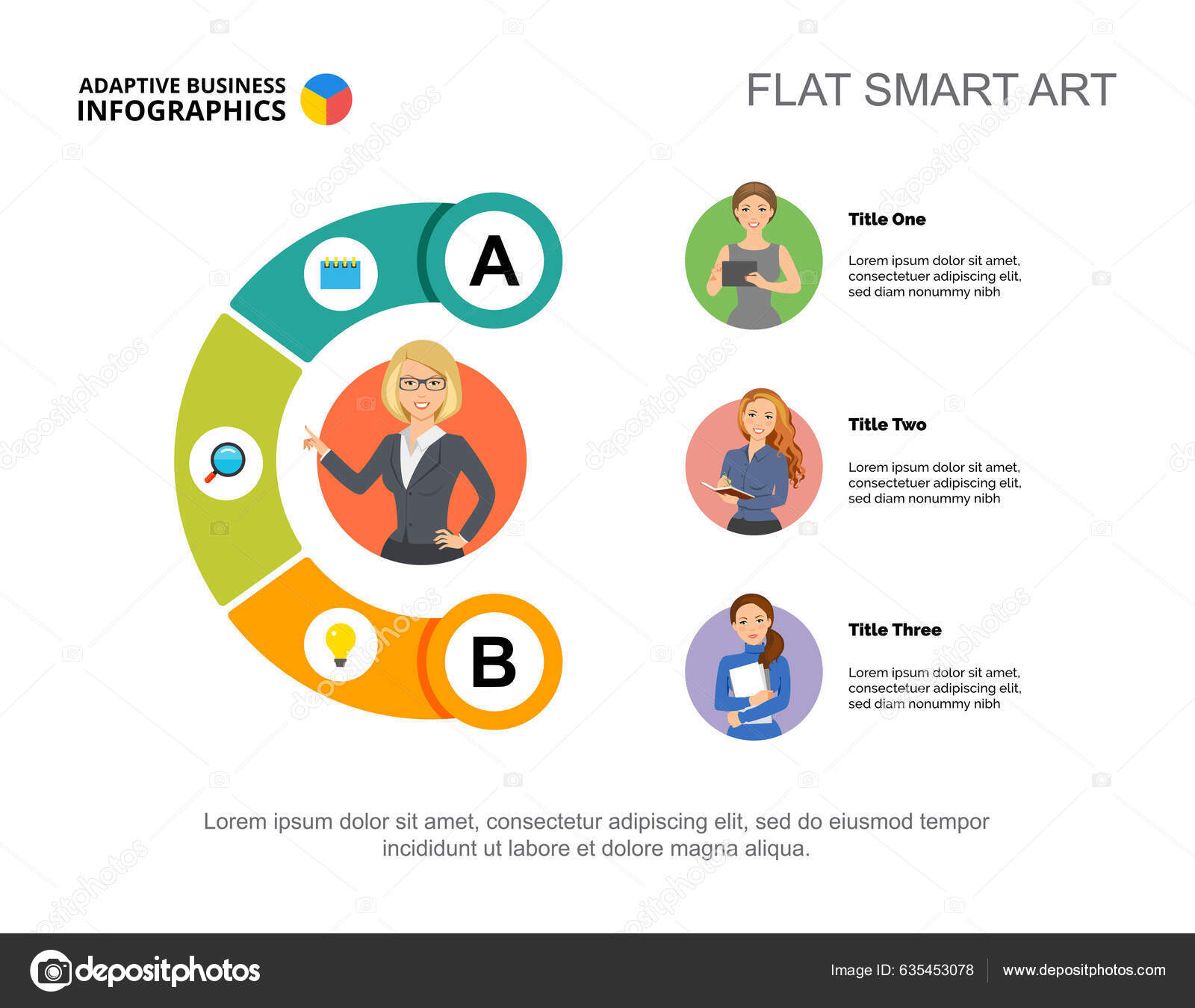 Three Colleagues Process Chart Template Presentation Business Data ... Three Colleagues Process Chart Template Presentation Business Data ...