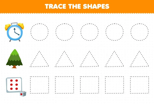 Education Game Children Logic Table Geometric Shape Triangle Trapezoid ...