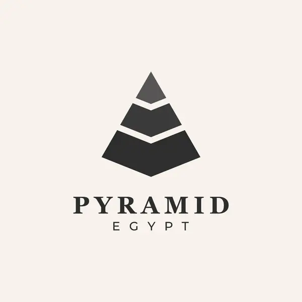 Pyramid logo Vektor Stok, Ilustrasi Pyramid logo Bebas Royalti ...