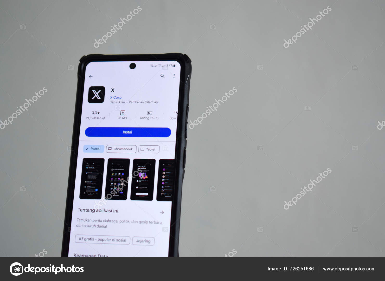 Pasuruan Indonesia June 2024 Twitter App Google Play Store Twitter ...
