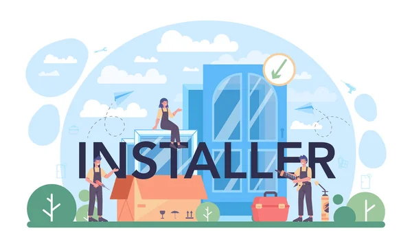 Team installer Vector Art Stock Images | Depositphotos