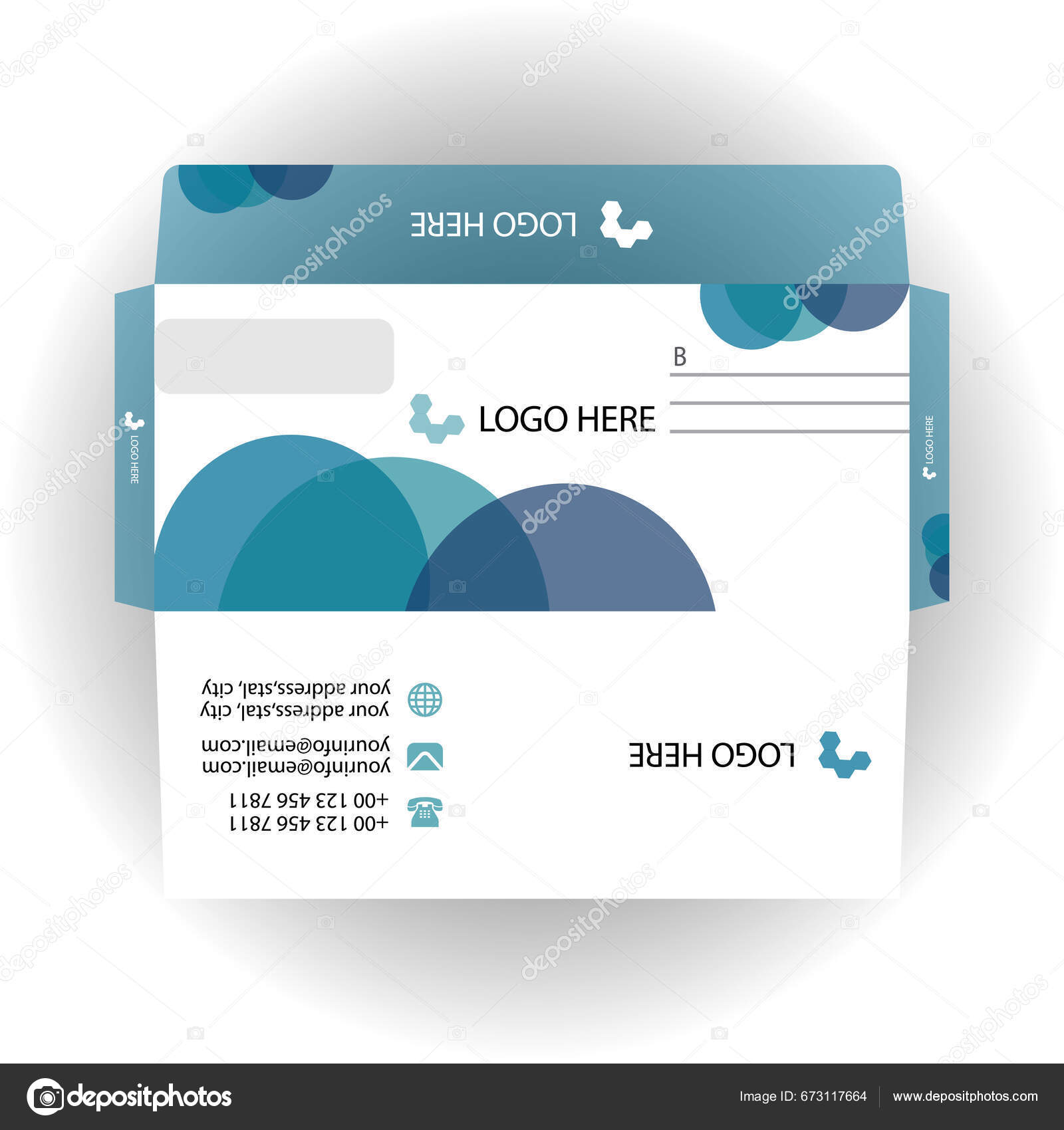 Business Card Envelope Template