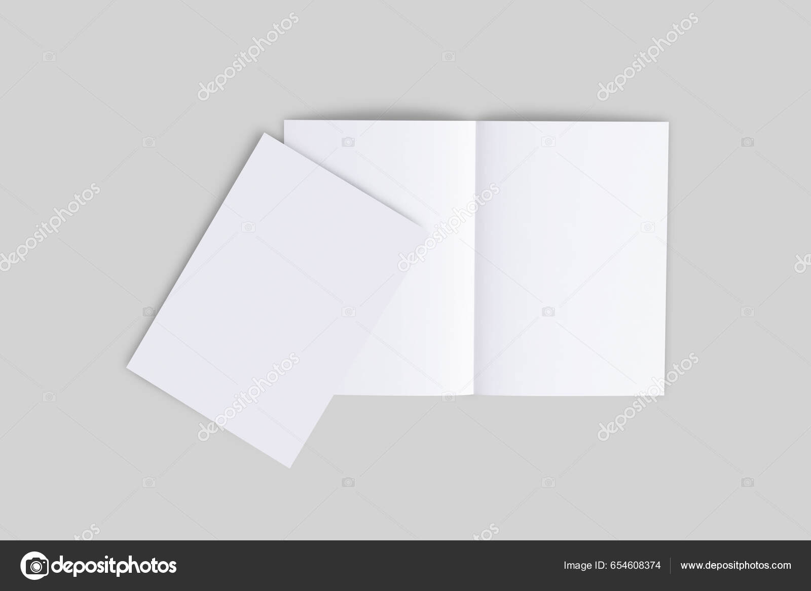 Brochure Catalog Paper Size Blanks Made Software Can Edited Using ...