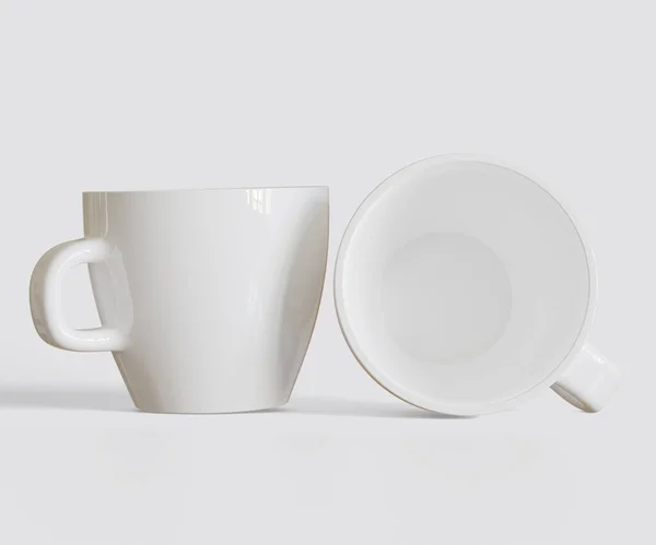 Mugs Isolated White Background Solid White Color Cup High Resolution ...