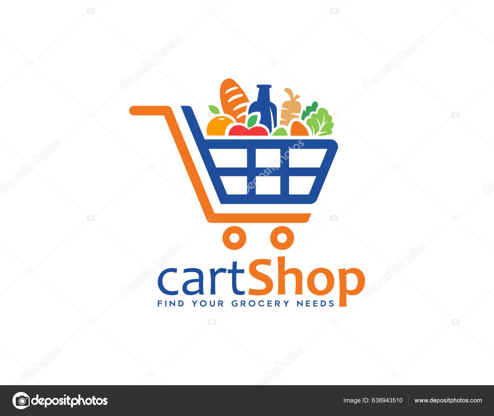 Trolley Shop Logo Icon Sign Symbol Vector Stock Vector by ...