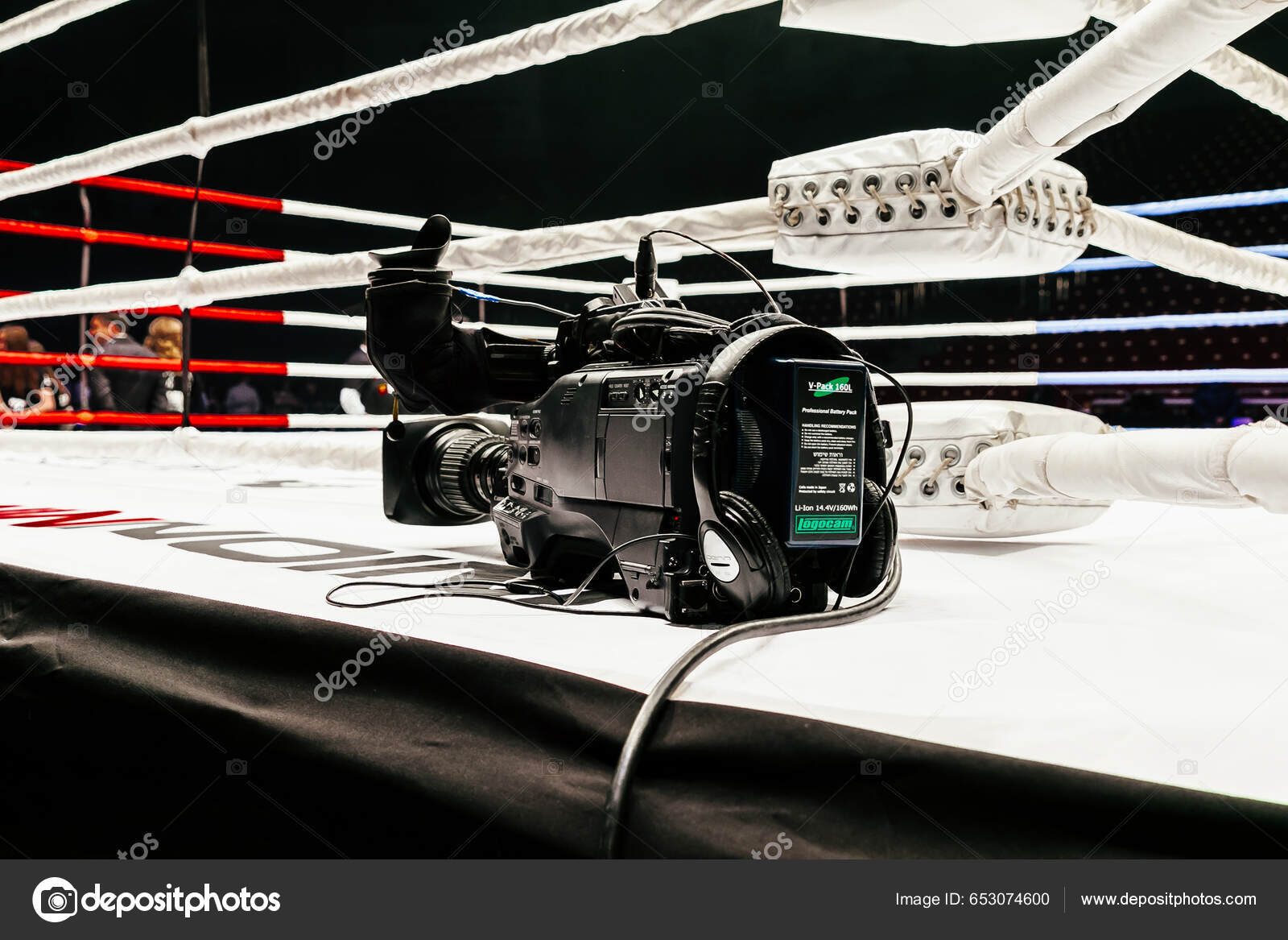 Camera Broadcast Floor Ring Mma Championships Rechargeable Battery ...