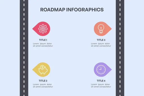 Road map infographic Vector Images | Depositphotos