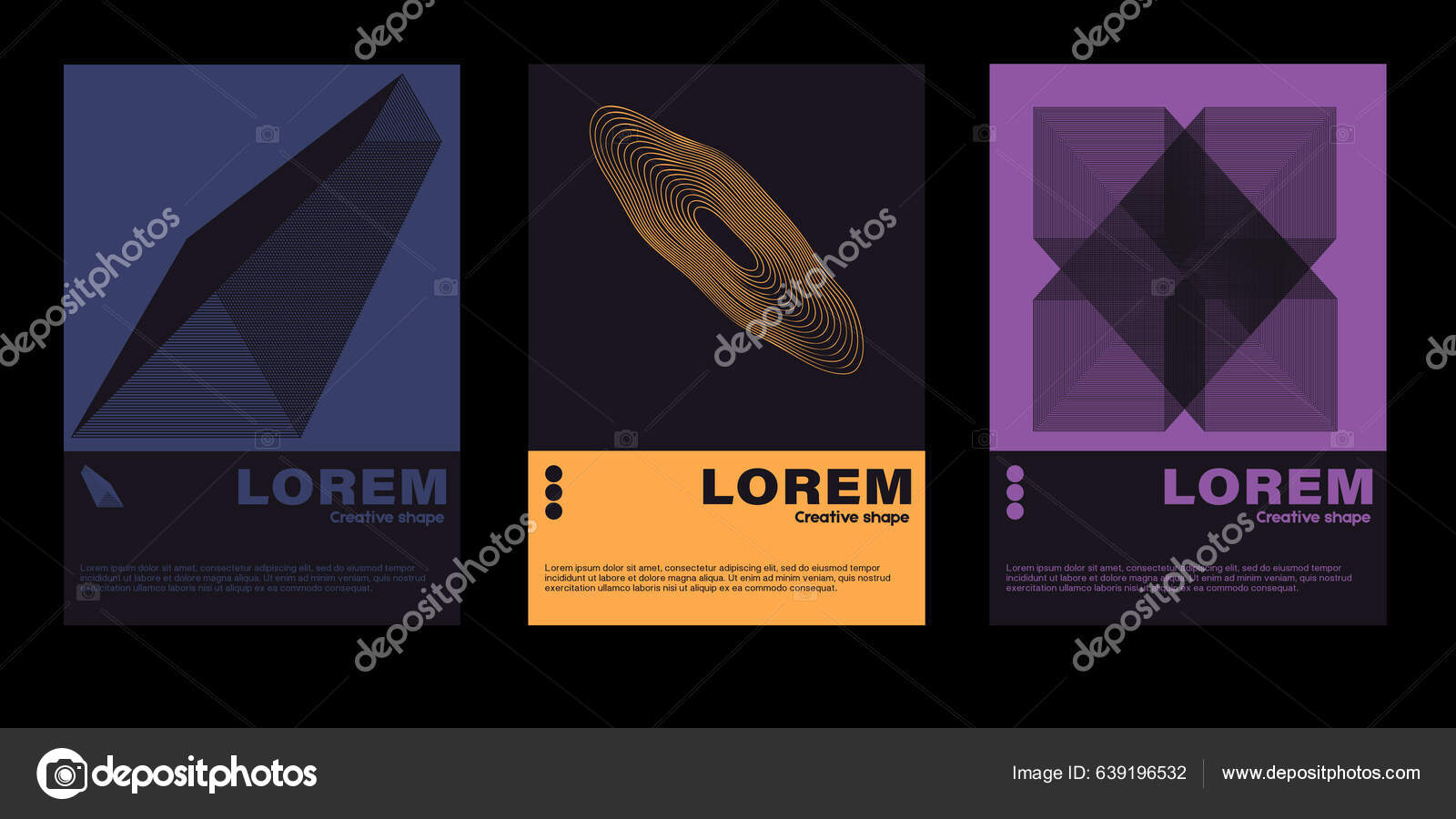 Meta Modern Aesthetics Swiss Design Poster Collection Layout Brutalist ...