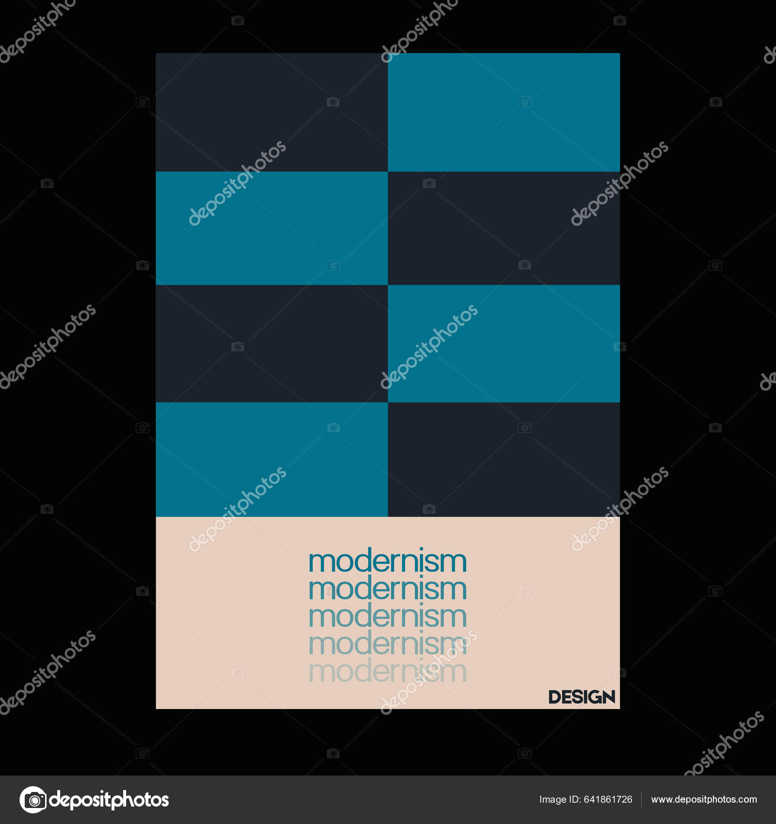 Meta Modern Aesthetics Swiss Design Poster Layout Graphic Template Made ...