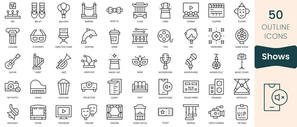 Set Party Celebration Icons Thin Linear Style Icons Pack Vector Stock Vector by ©Hondicone 641926406