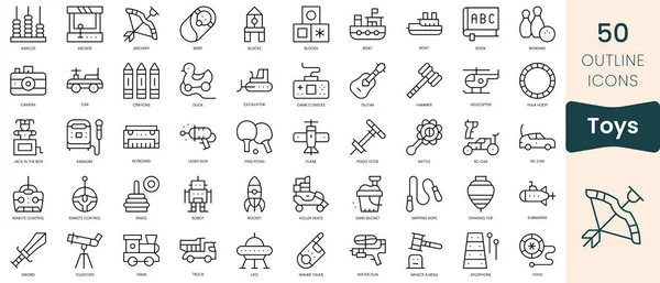Set Supply Chain Icons Thin Linear Style Icons Pack Vector Stock Vector by ©Hondicone 641927140