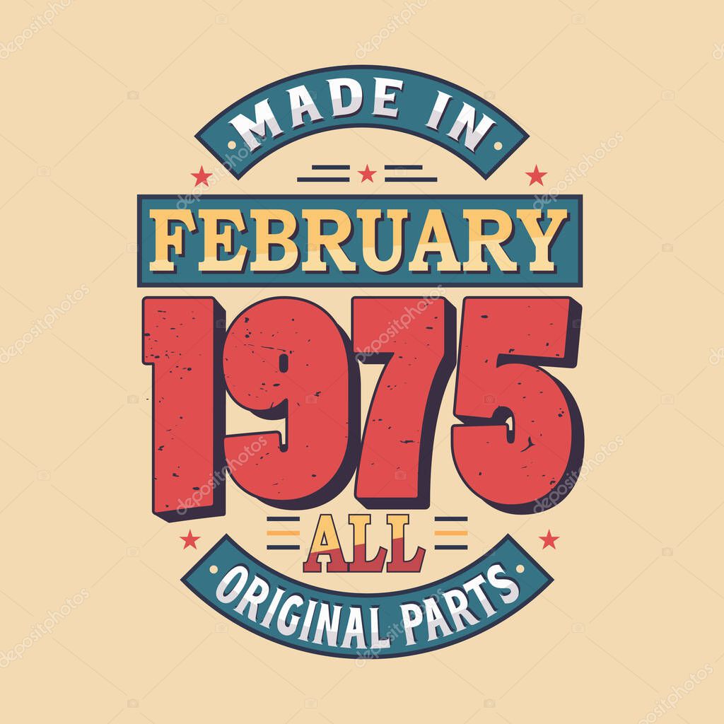 Hecho en febrero de 1975 todas las piezas originales. Nacido en febrero ...