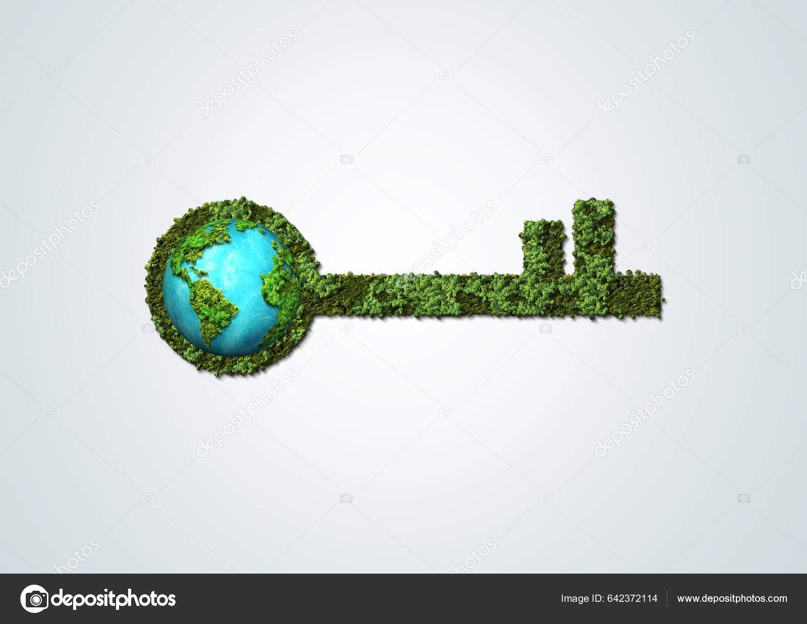 Green Key Environment Day Concept Design Happy Environment Day June ...