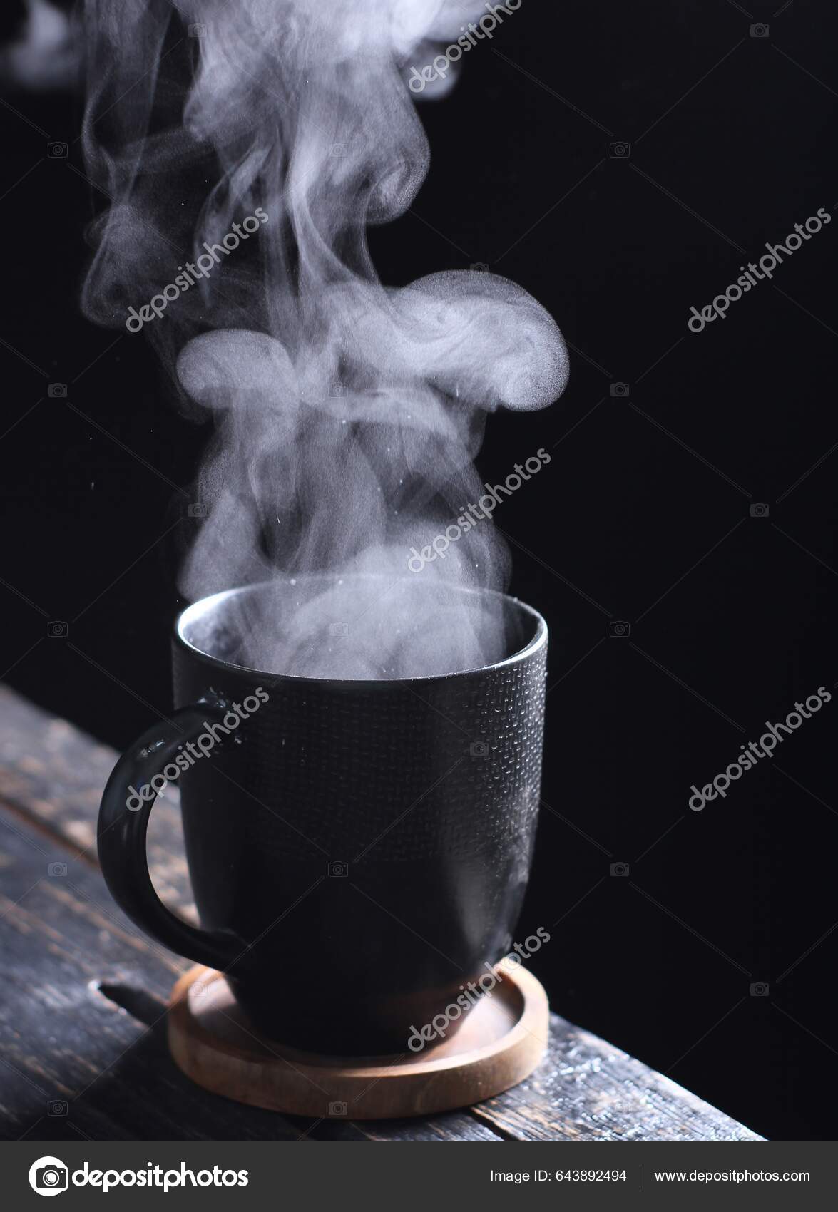 Tea Aromatic Beverage Prepared Pouring Hot Boiling Water Cured Fresh ...