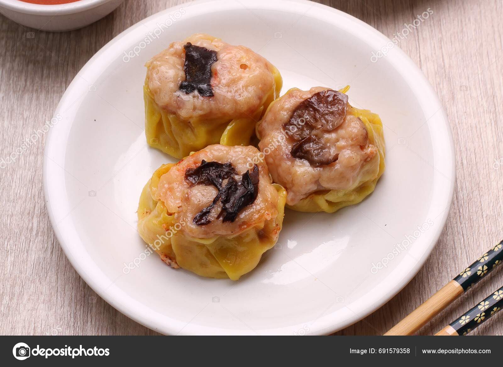 Chinese Steamed Rice Dumpling Soy Sauce — Stock Photo © rickyherawan84 ...