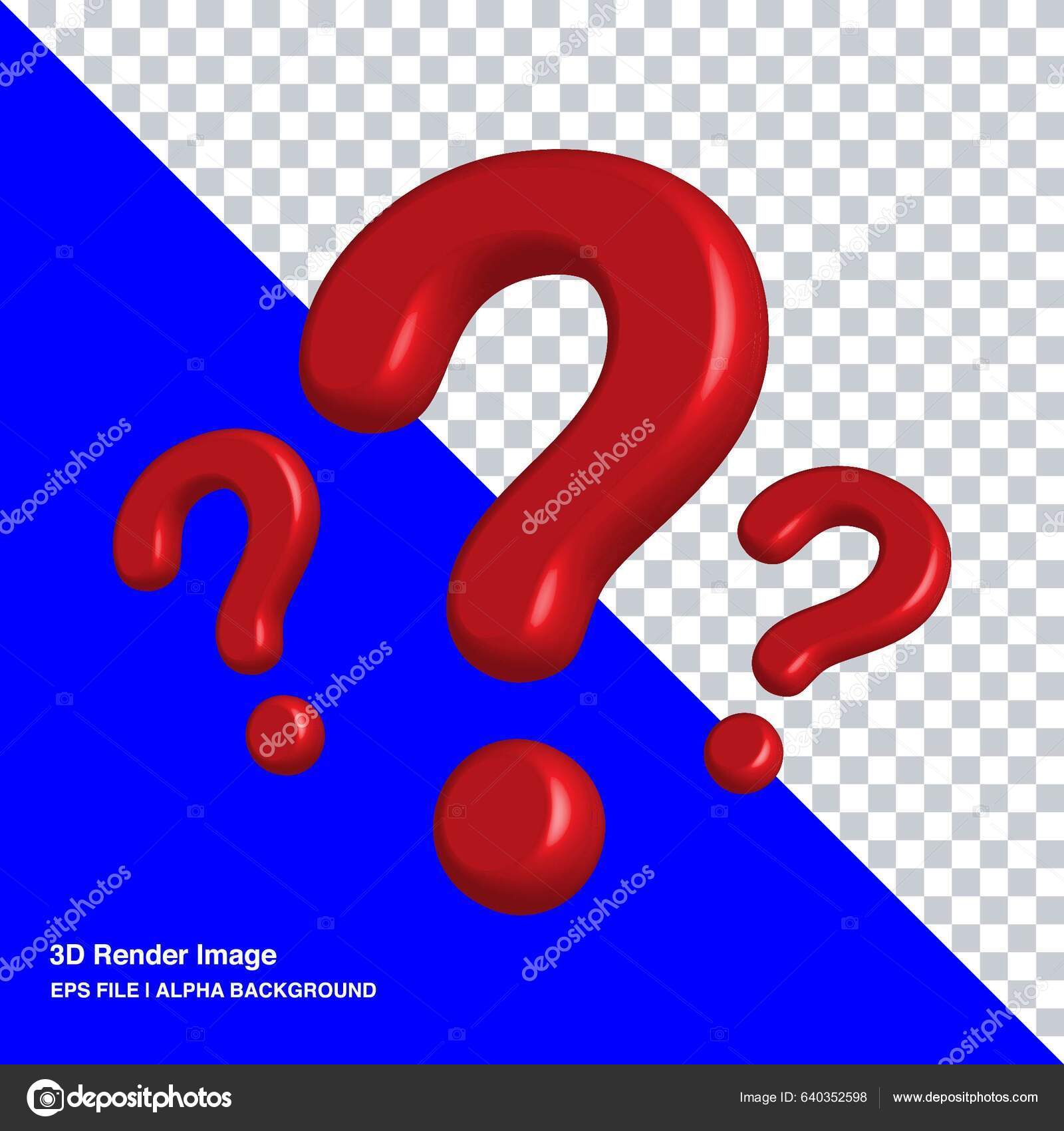Vector Illustration Question Mark Red Color 스톡 벡터 - ©YayaSupriadi 640352598