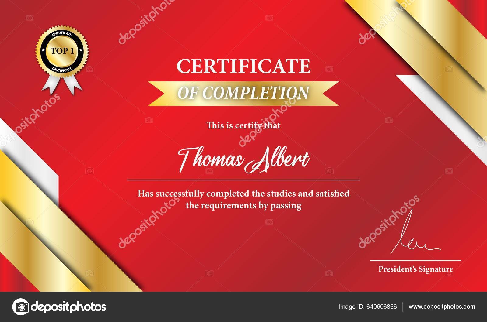 Premium Luxury Certificate Design Template Easily Editable Certificate Template Stock Vector by ...