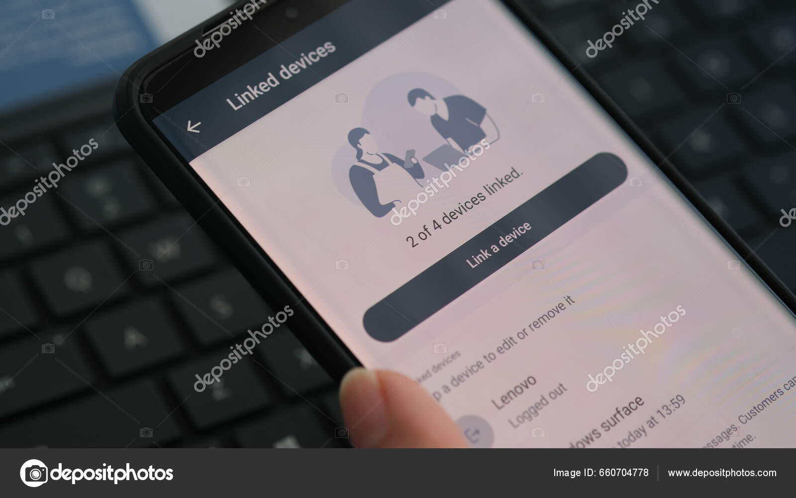 New Feature Multidevice Login Whatsapp Sydney June 2023 — Stock ...