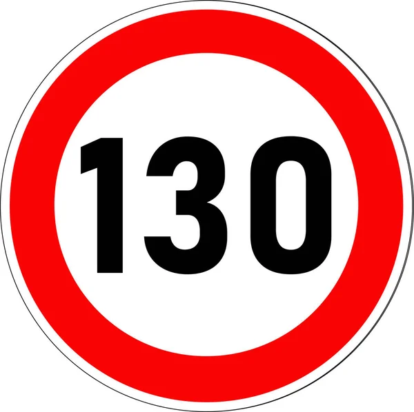 French Road Signs Speed Limit Stock Vector by ©guy.ozenne 672464314