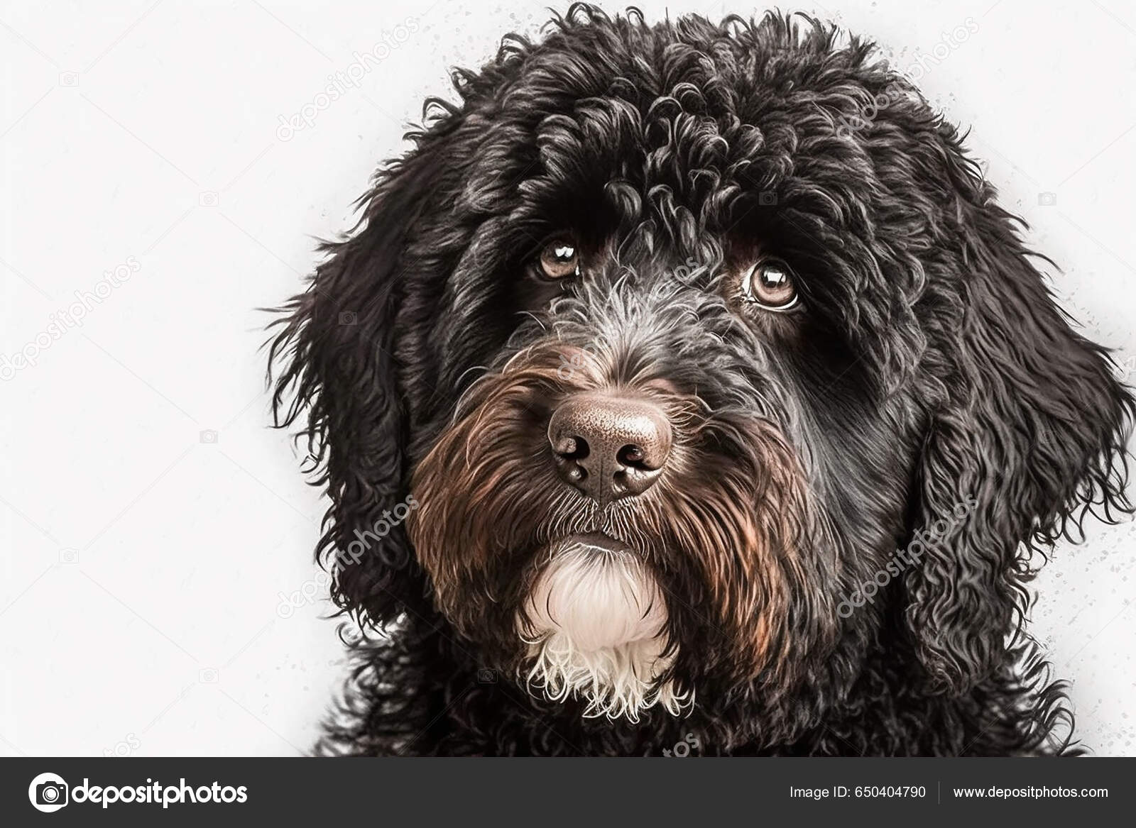 Adorable Barbet Dog Image Showcasing Affectionate Playful Nature ...