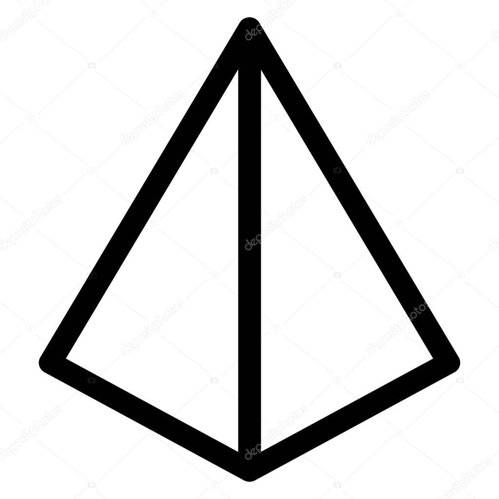 Modelo De Piramide Triangular