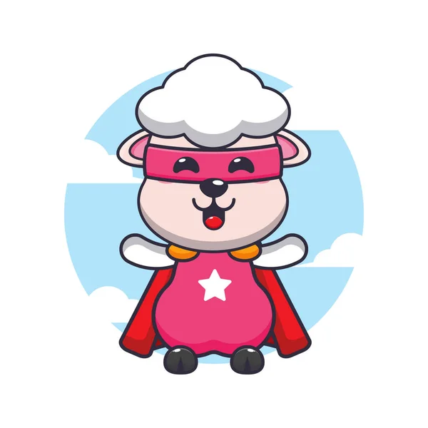 Cute Baby Sheep Cartoon Vector Illustration Stock Vector by ©Artprodite ...