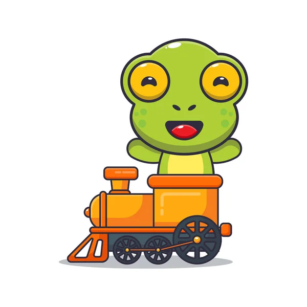 Cute Frog Mascot Cartoon Character Ride Plane Jet Vector Cartoon Stock ...