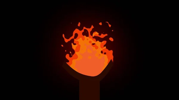 Abstract fire flames, torches, torches fire background. - Stock Image ...