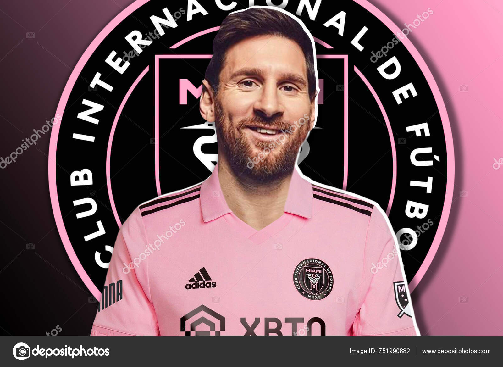 Lionel Messi Inter Miami Crest — Stock Editorial Photo © JaviGhersi ...