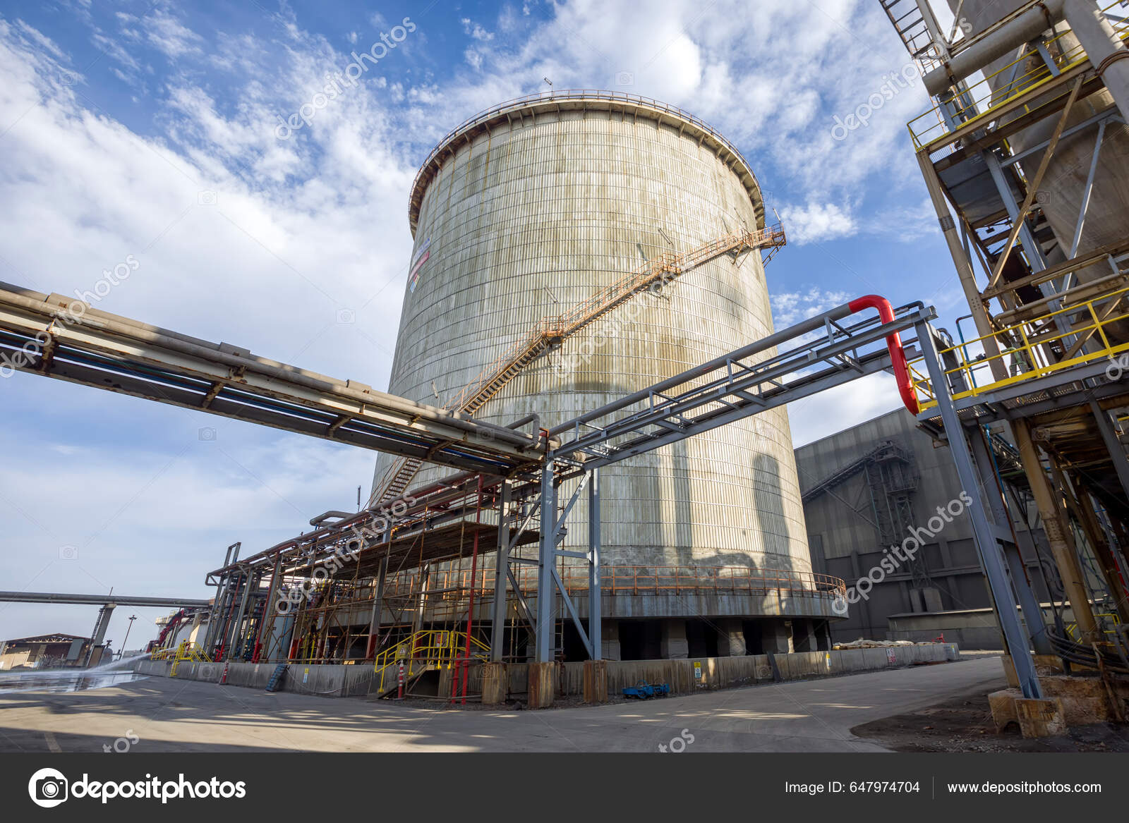 View Double Walled Vertical Cylindrical Ammonia Storage Tank Process ...