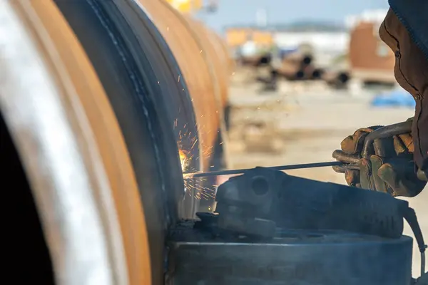 Shielded metal arc welding, manual metal arc weld, flux shielded arc ...