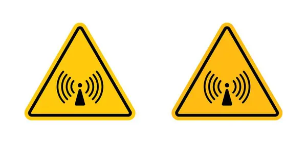 Non Ionizing Radiation Hazard Sign Xray Radiotherapy Warning Vector ...