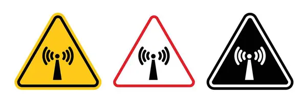 Non Ionizing Radiation Hazard Sign Xray Radiotherapy Warning Vector ...