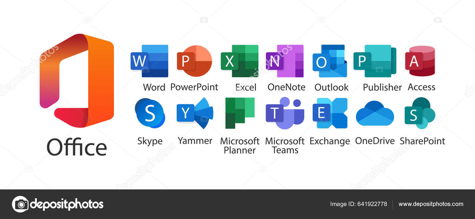 Microsoft Office 365 Excel Powerpoint Publisher Sway Outlook Sharepoint ...