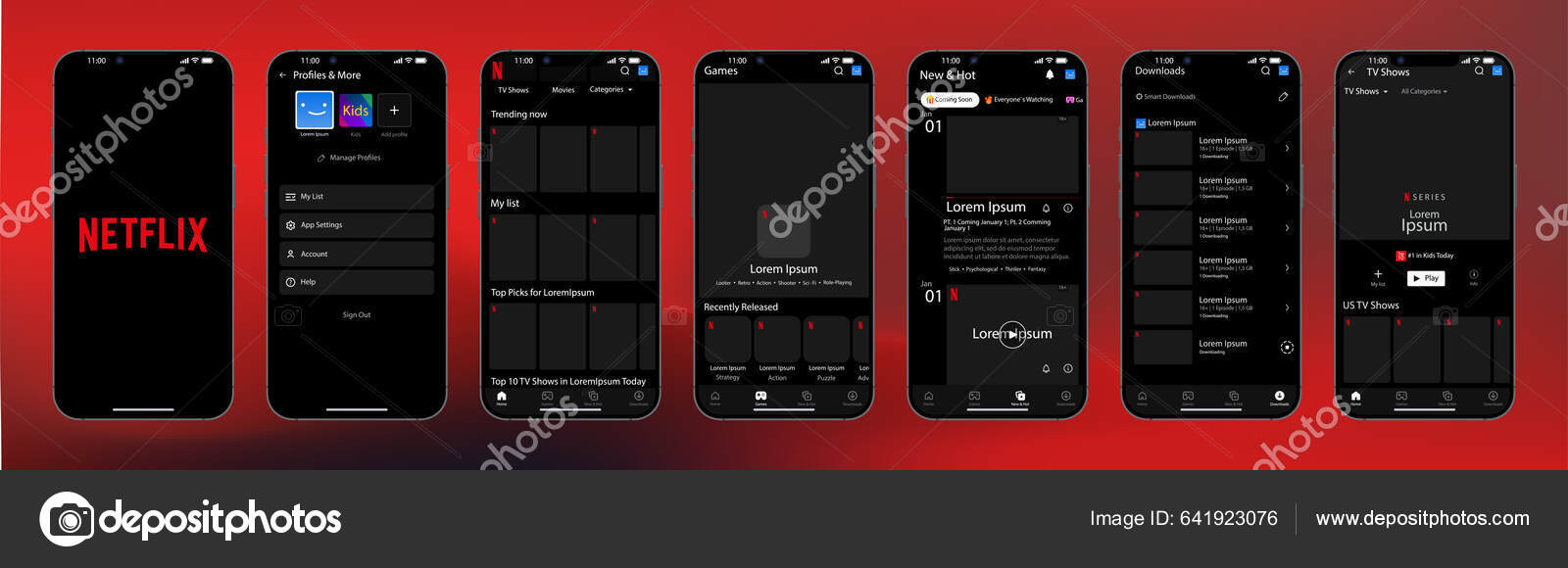 Netflix Interface Netflix Screen Social Media Social Network Interface ...