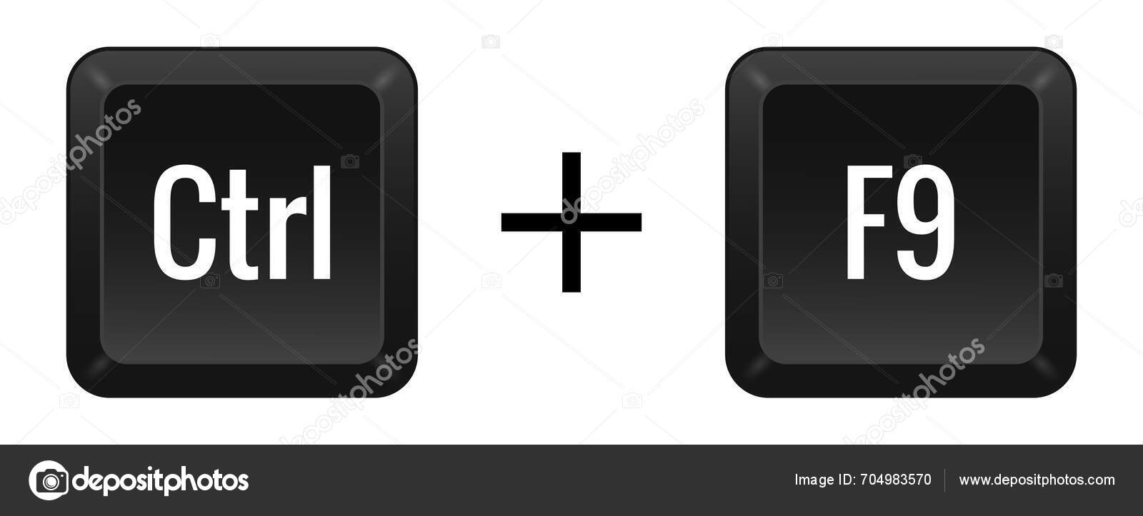 Ctrl Key Combination Keyboard Control Computer Shortcut Laptop