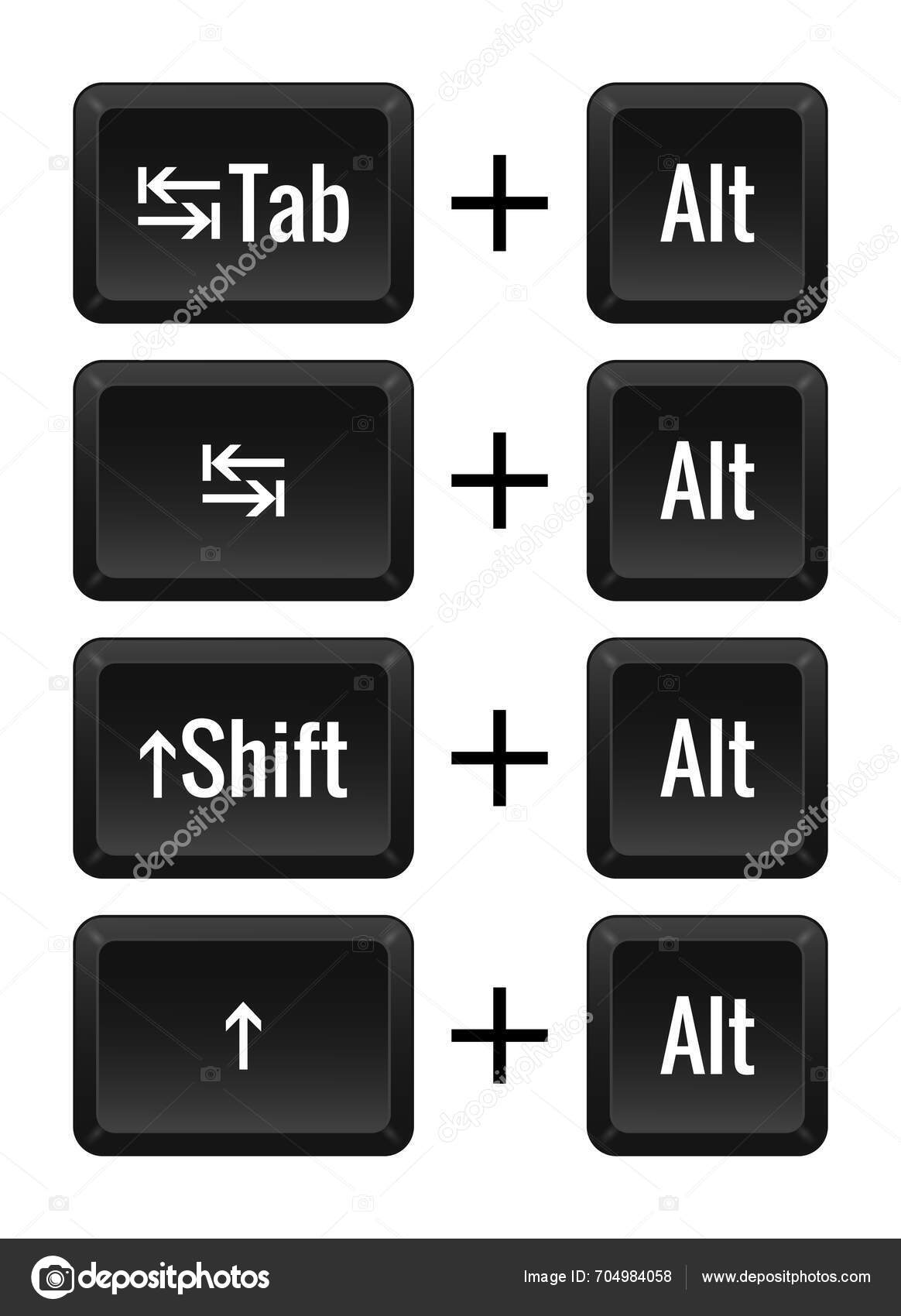 Keyboard Combinations Alt Tab Shift Hotkeys Control Macro Shortcut ... Keyboard Combinations Alt Tab Shift Hotkeys Control Macro Shortcut ...