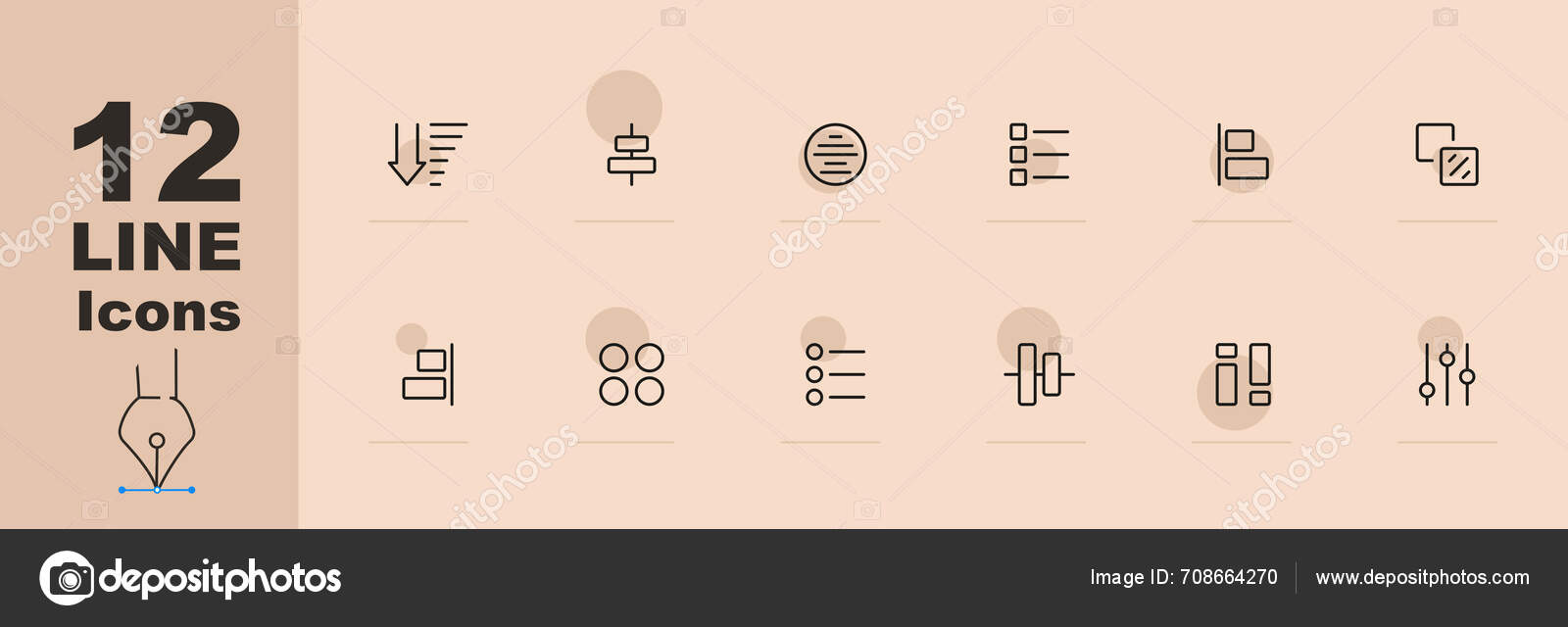 Options Icon Set Settings Sliders Personalization Debugging Selection ...