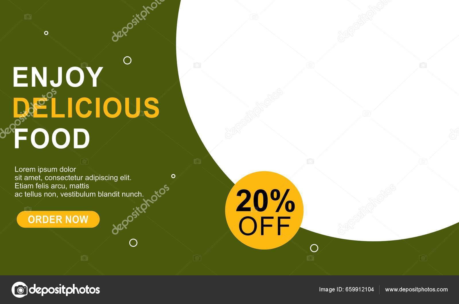 Promoción Producto Alimenticio Social Media Post Design Template Vector de stock #659912104 de ...