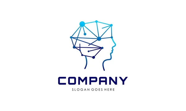 Logo Visi Virtual Logo Kecerdasan Buatan Vektor Stok oleh ©deemka ...