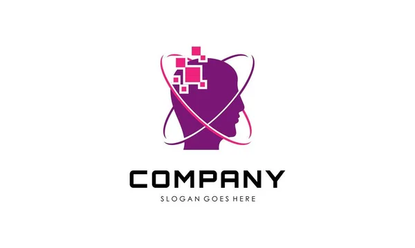 Logo Visi Virtual Logo Kecerdasan Buatan Vektor Stok oleh ©deemka ...