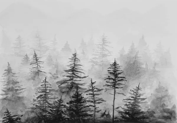 Hand drawn forest Stock Photos, Royalty Free Hand drawn forest Images ...