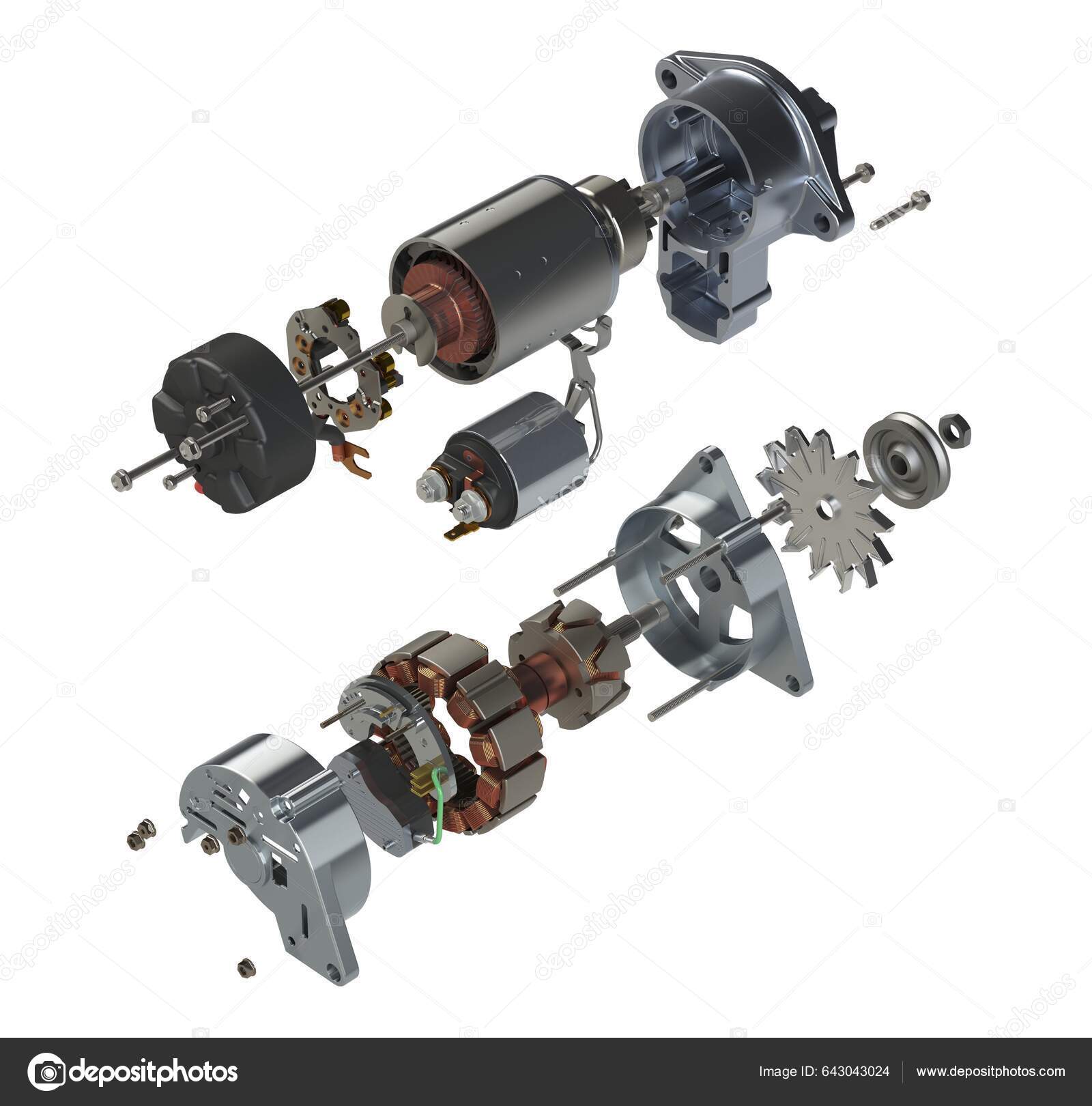 Alternator Exploded View