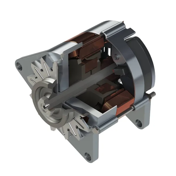 Car Starter Alternator Exploded View Rendering Isolated White Background Stock Photo by ©BVNIMA ...